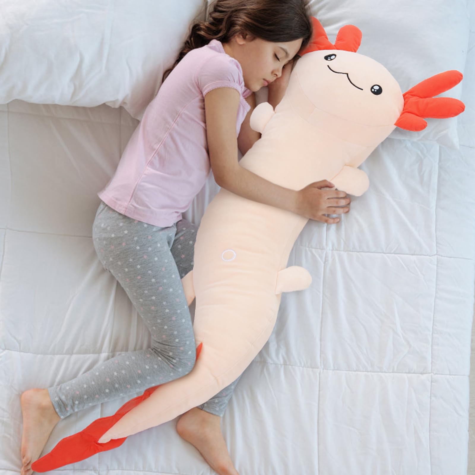 MaoGoLan Giant Axolotl Plush Stuffed Animal,Big Axolotl Plush Pillow T ...