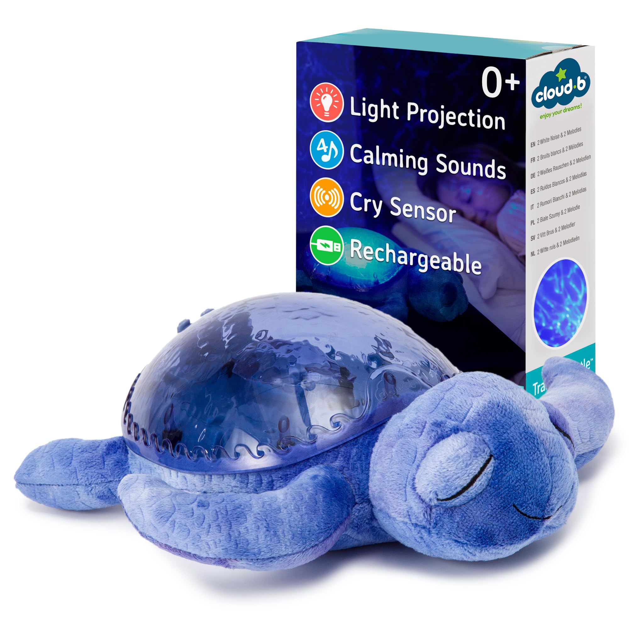 Cloud b Ocean Projector Nightlight with 2 White Noises & 2 Soothing ...